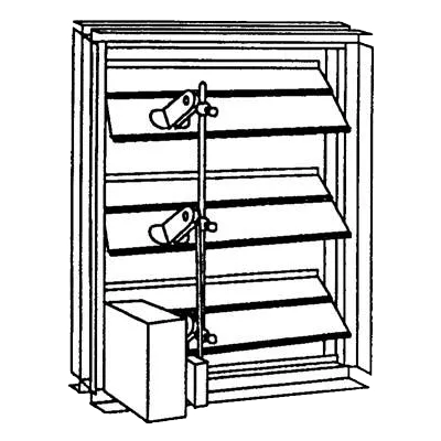500 S.D.M. Heavy Duty Low Leakage Motorized Control Damper – Reversomatic