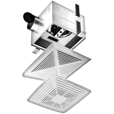 Bathroom Fan | Model: QB-80 (60CFM 2.0Sones 0.10S.P) – Reversomatic