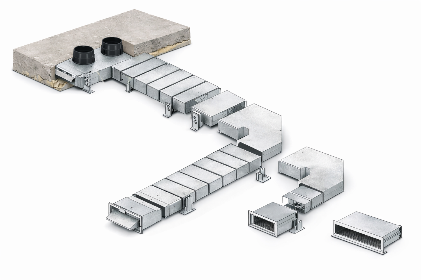 Slab Duct & Fittings – Reversomatic